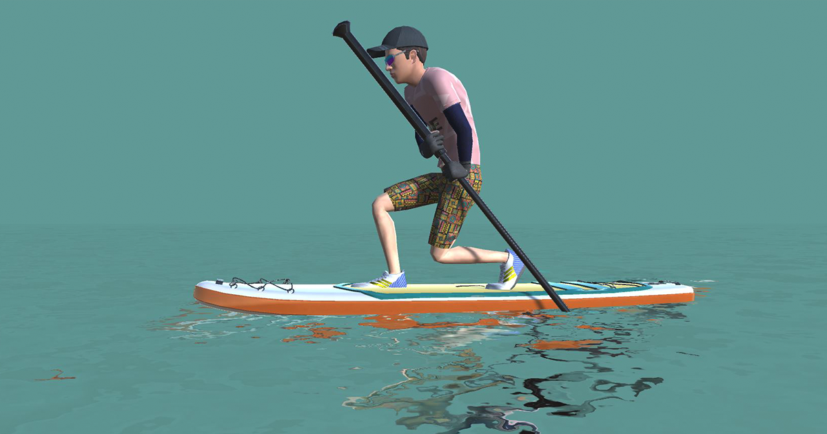 SUP Surf Up Actions | 3D Animations | Unity Asset Store