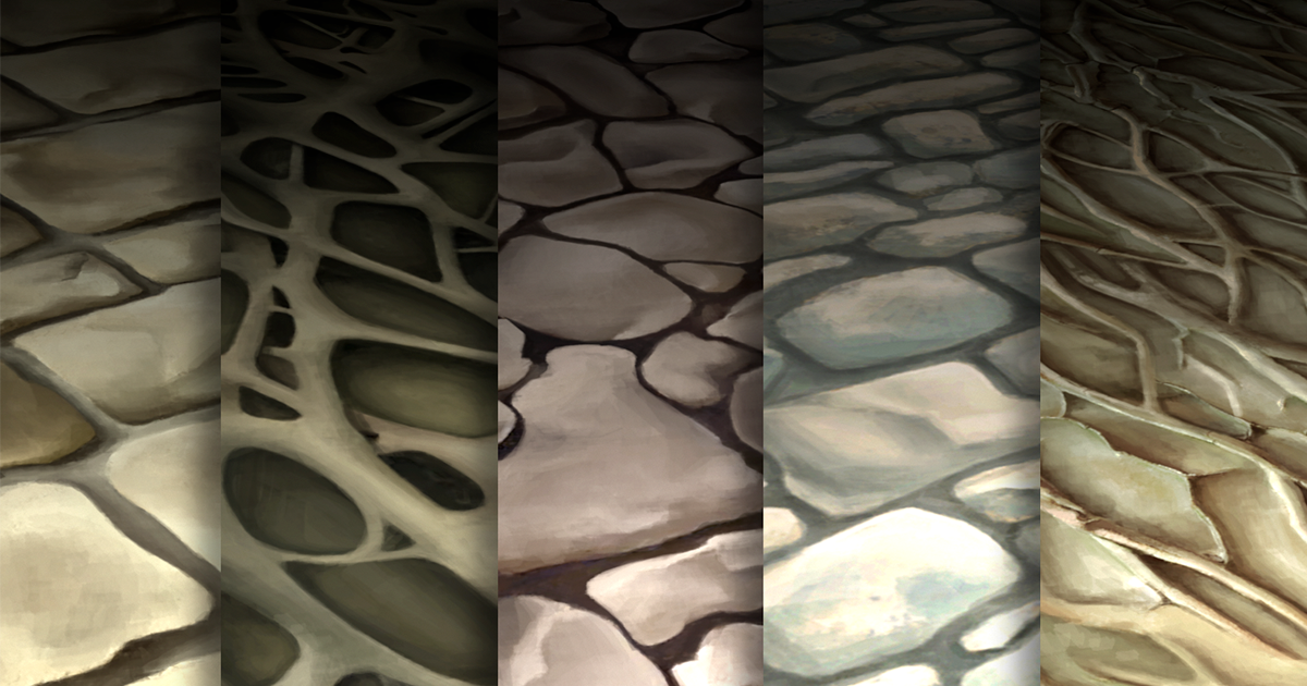 Texture Set Vol.10 Hand Painted Ground | 2D 돌 | Unity Asset Store