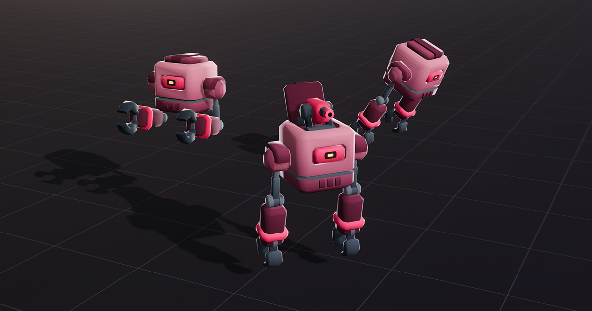 Boxy Robot Cute Series | 3D Robots | Unity Asset Store