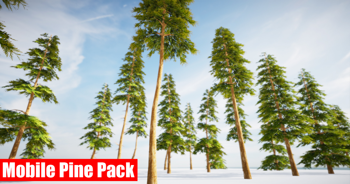 Mobile Pine Pack | 3D 나무 | Unity Asset Store