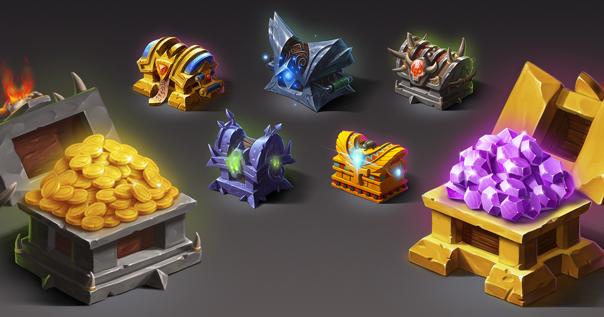 2D Chests Assets - Fantasy | 2D Icons | Unity Asset Store