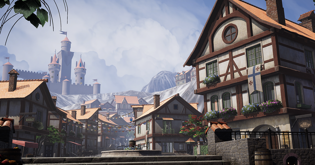 Modular Medieval Town - Medieval Town | 3D Fantasy | Unity Asset Store
