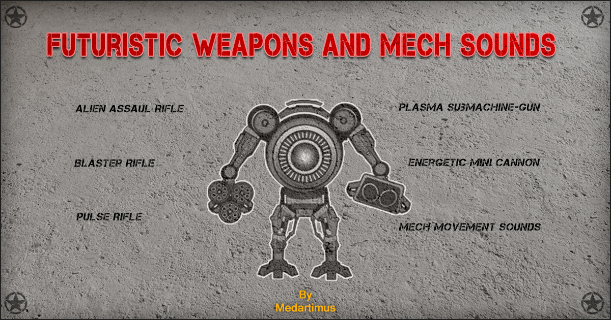 Futuristic Weapons And Mechs SFX Collection | Weapons Sound FX | Unity ...