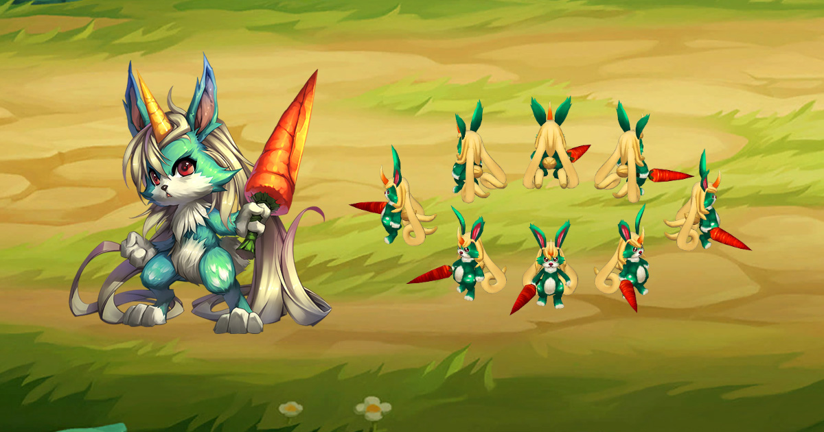 Fantasy monster: Rabbit Knight | 2D Characters | Unity Asset Store