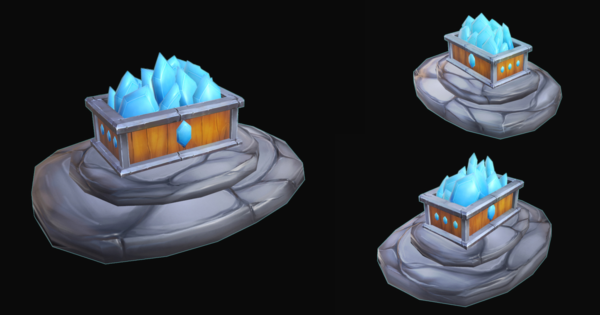 Blue Gems | 3D Props | Unity Asset Store