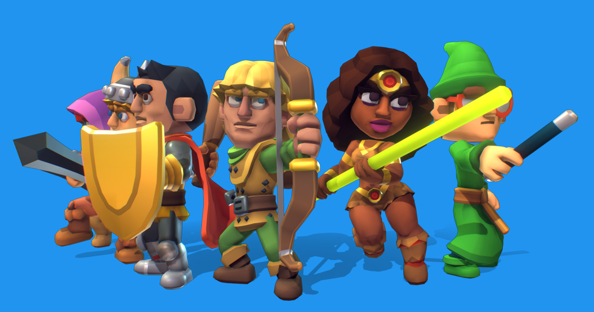D&D Heroes Set - Proto Series | Characters | Unity Asset Store