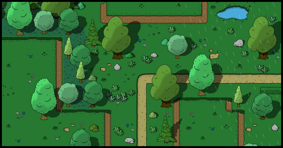 2D Top Down Forest World Tileset | 2D Environments | Unity Asset Store