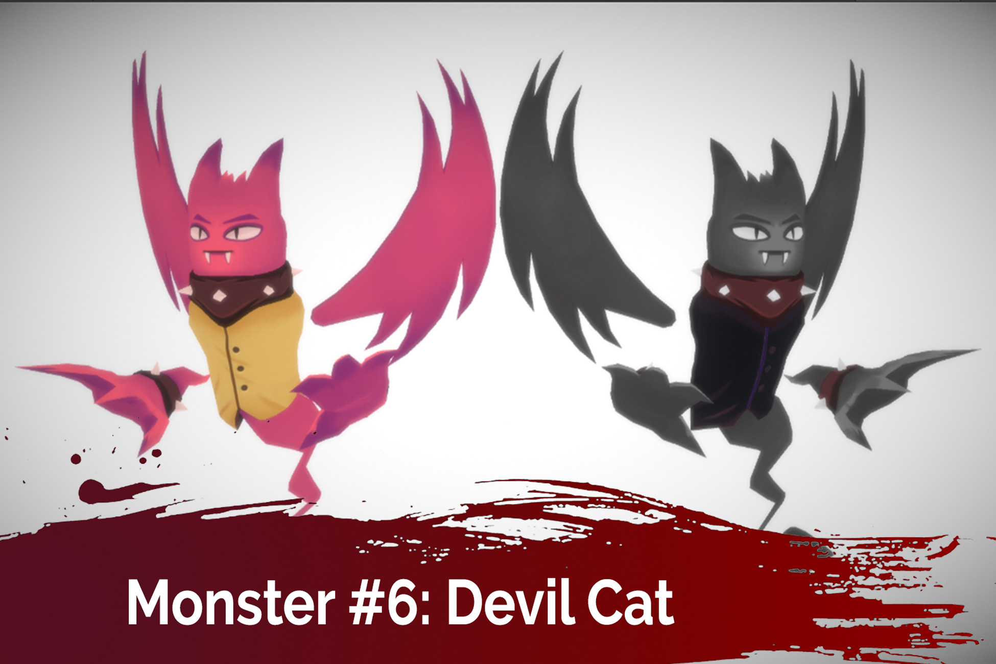 Little Toon Monster - Cute Devil Cat - Evolution 3 | 3D Creatures ...