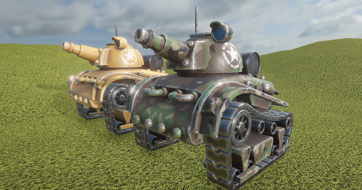 Stylised Tank | 3D Land | Unity Asset Store