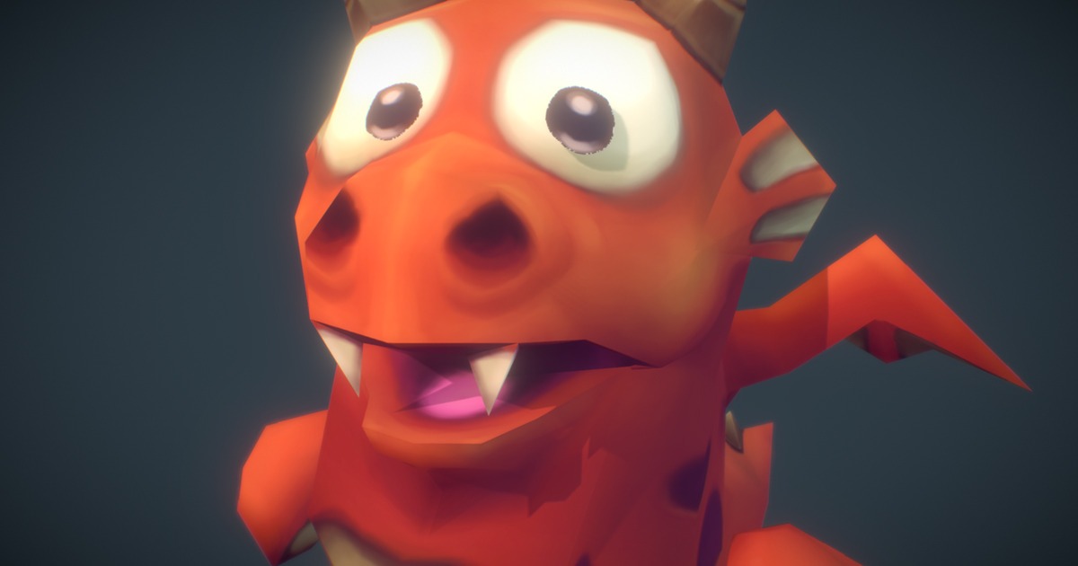 Mini Dragon Fino - Hand Painted Series | 3D Characters | Unity Asset Store