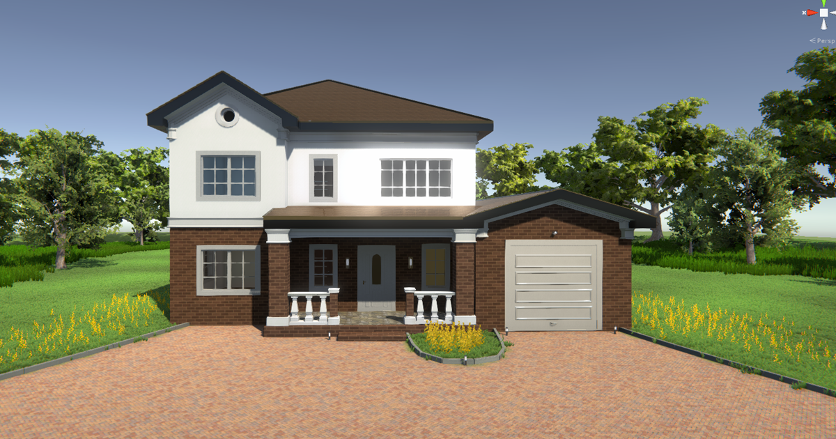Spacious Two Storey House | 3D Urban | Unity Asset Store