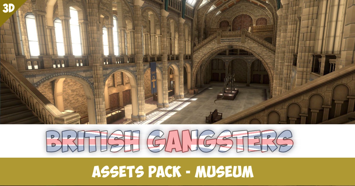 British Gangsters Pack - Museum | 3D Environments | Unity Asset Store