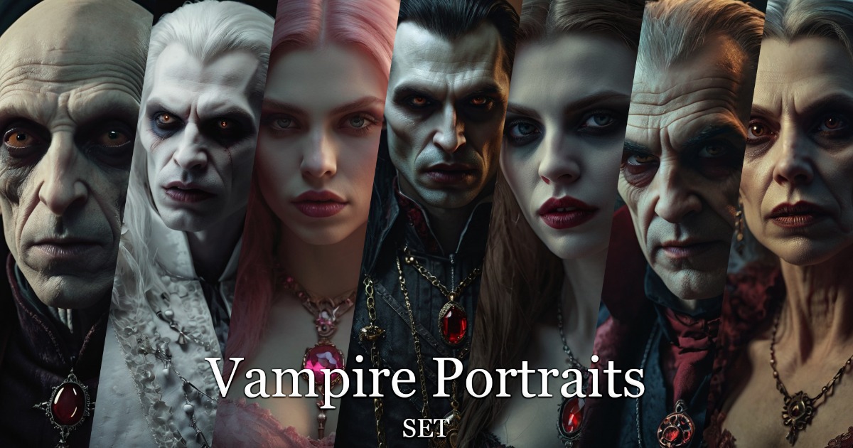 Vampire Portraits | 2D Characters | Unity Asset Store