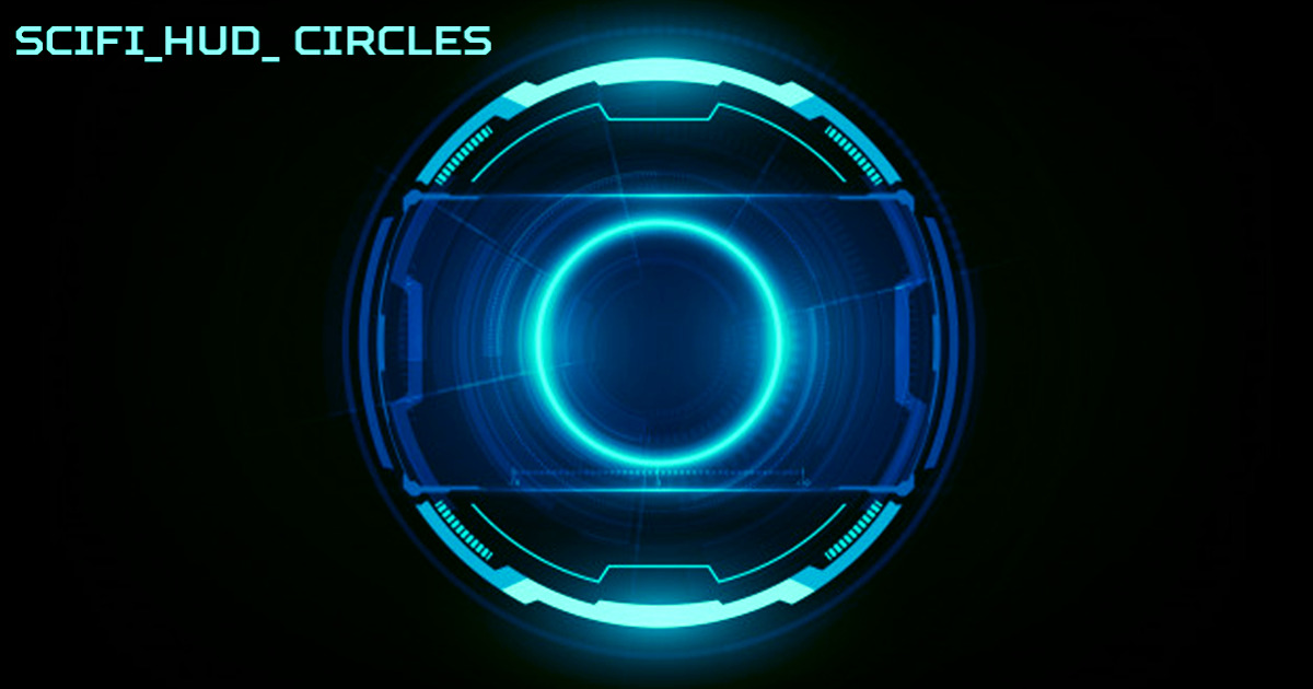 SCI-FI-UI Circles elements | 2D GUI | Unity Asset Store