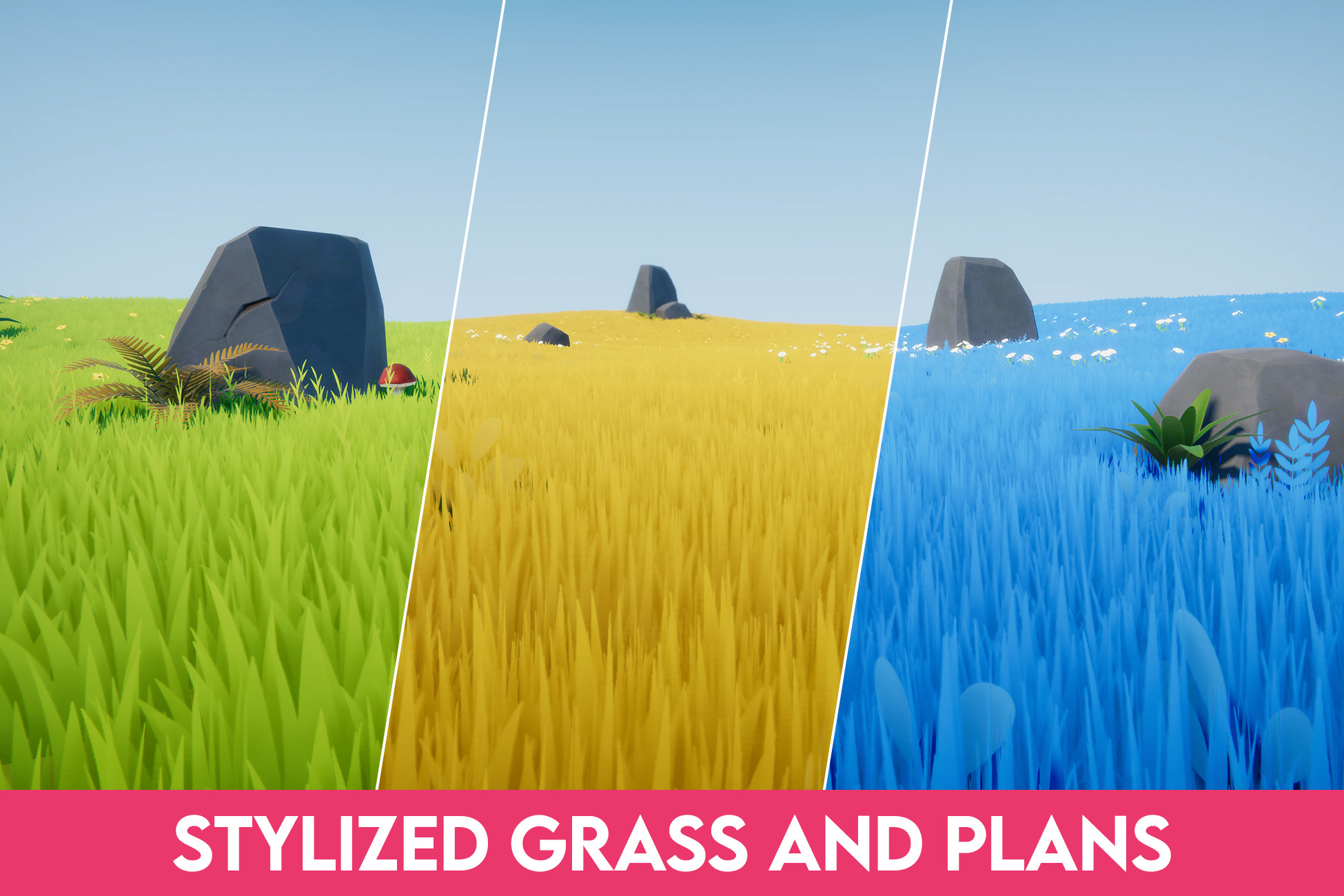 Stylized Grass and Plants | 3D 植物 | Unity Asset Store