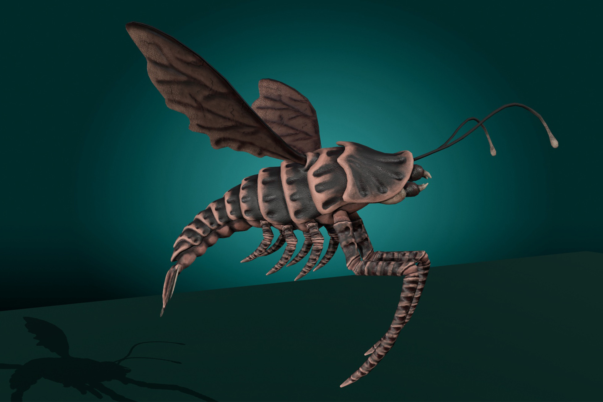 Flying Shrimp Monster | 3D Creatures | Unity Asset Store