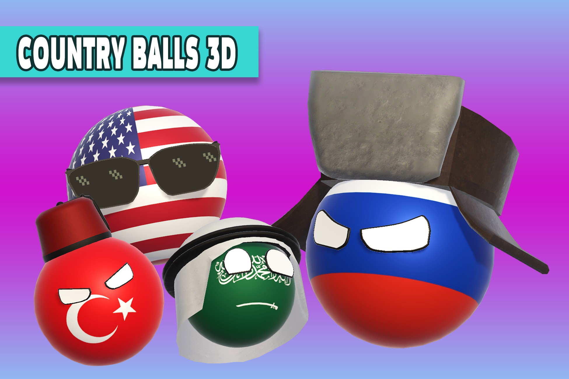 Country Balls 3D | 3D 소품 | Unity Asset Store