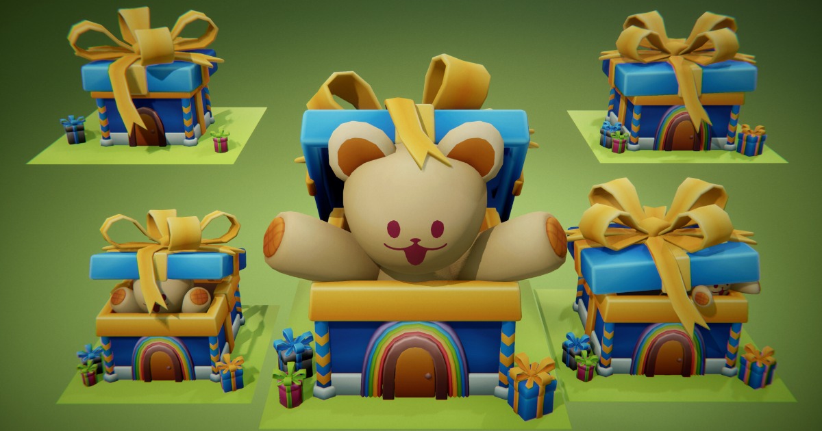 Gift Store Building Level Up - 5 Levels | 3D Props | Unity Asset Store