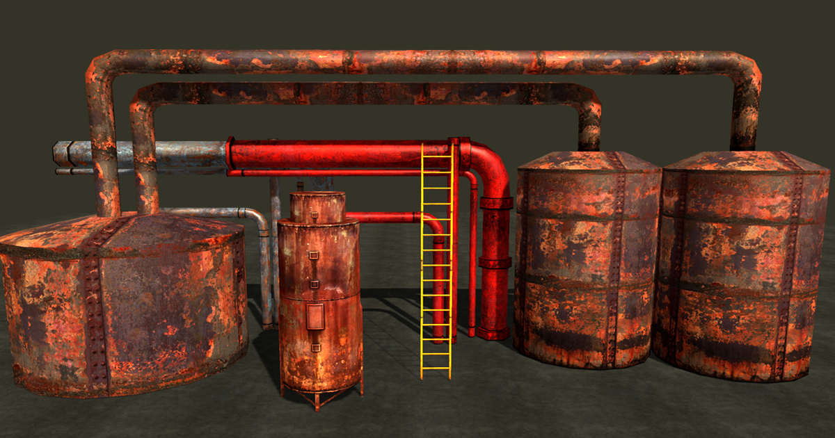 Factory Prop | 3D Industrial | Unity Asset Store