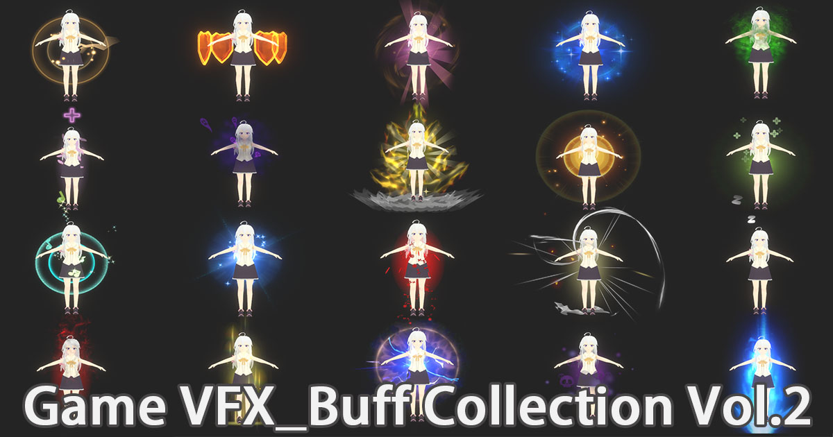 Game VFX - Buff Collection Vol.2 | VFX Particles | Unity Asset Store