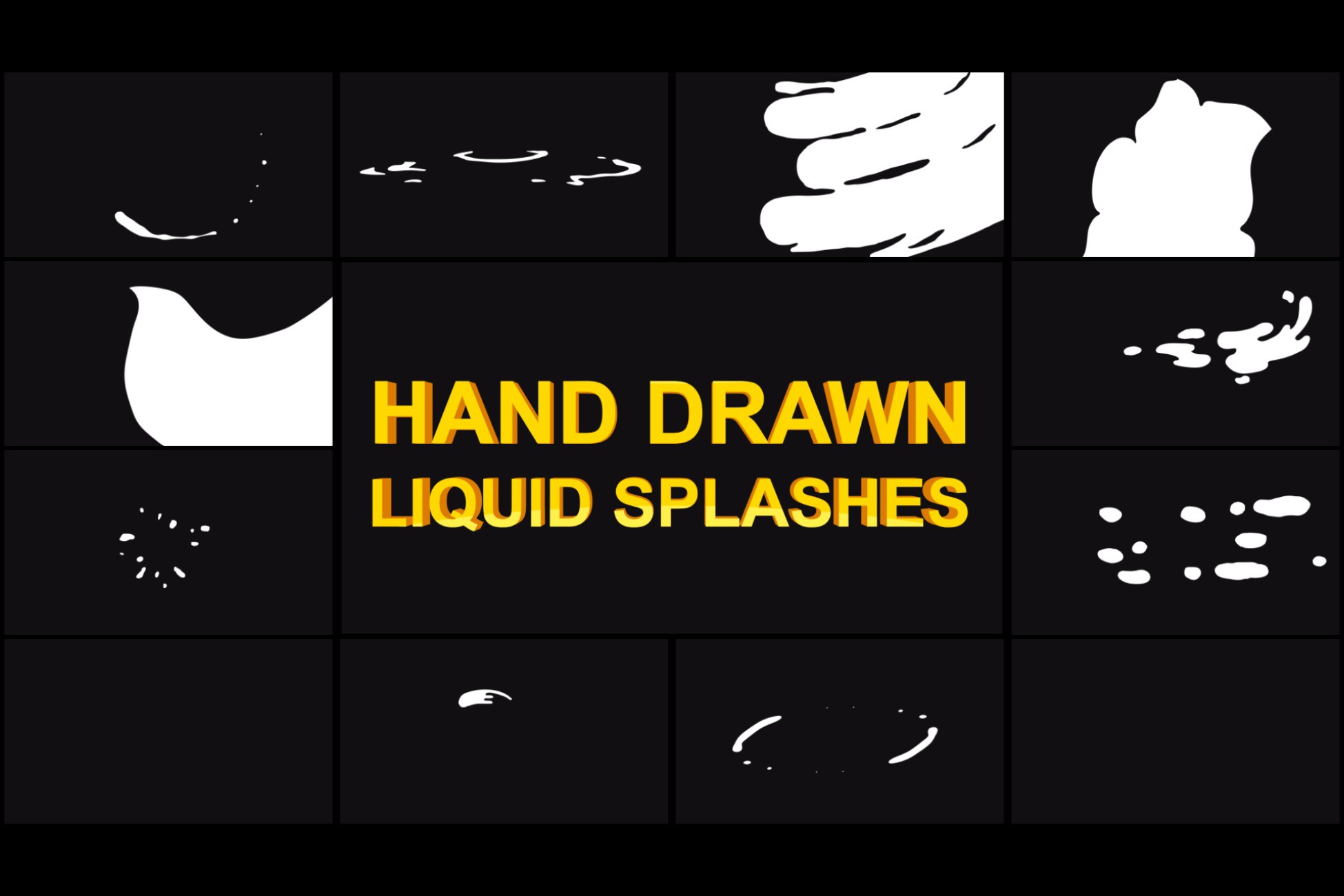 Hand-Drawn Liquid Splashes | VFX | Unity Asset Store