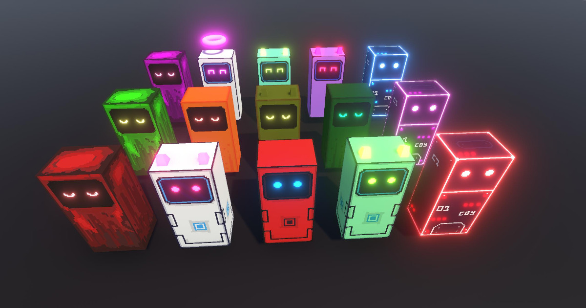 Pixel Ghost's #3 (Cyber) | 3D Robots | Unity Asset Store