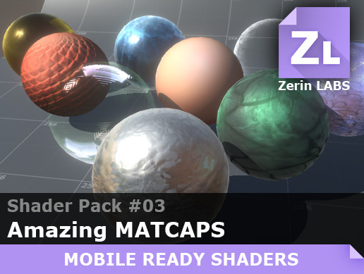 Shader pack 03 (Amazing Matcaps)