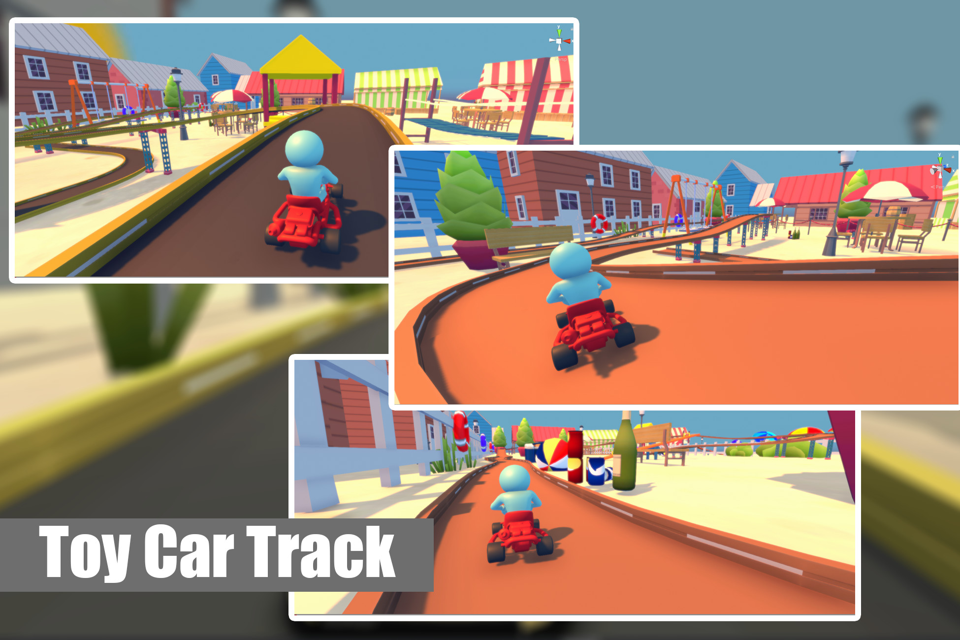Car Track Stunt | 3D Roadways | Unity Asset Store