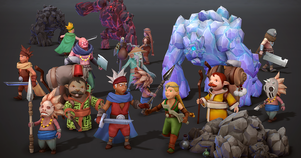 Cartoon Characters - Islanders | 3D Characters | Unity Asset Store