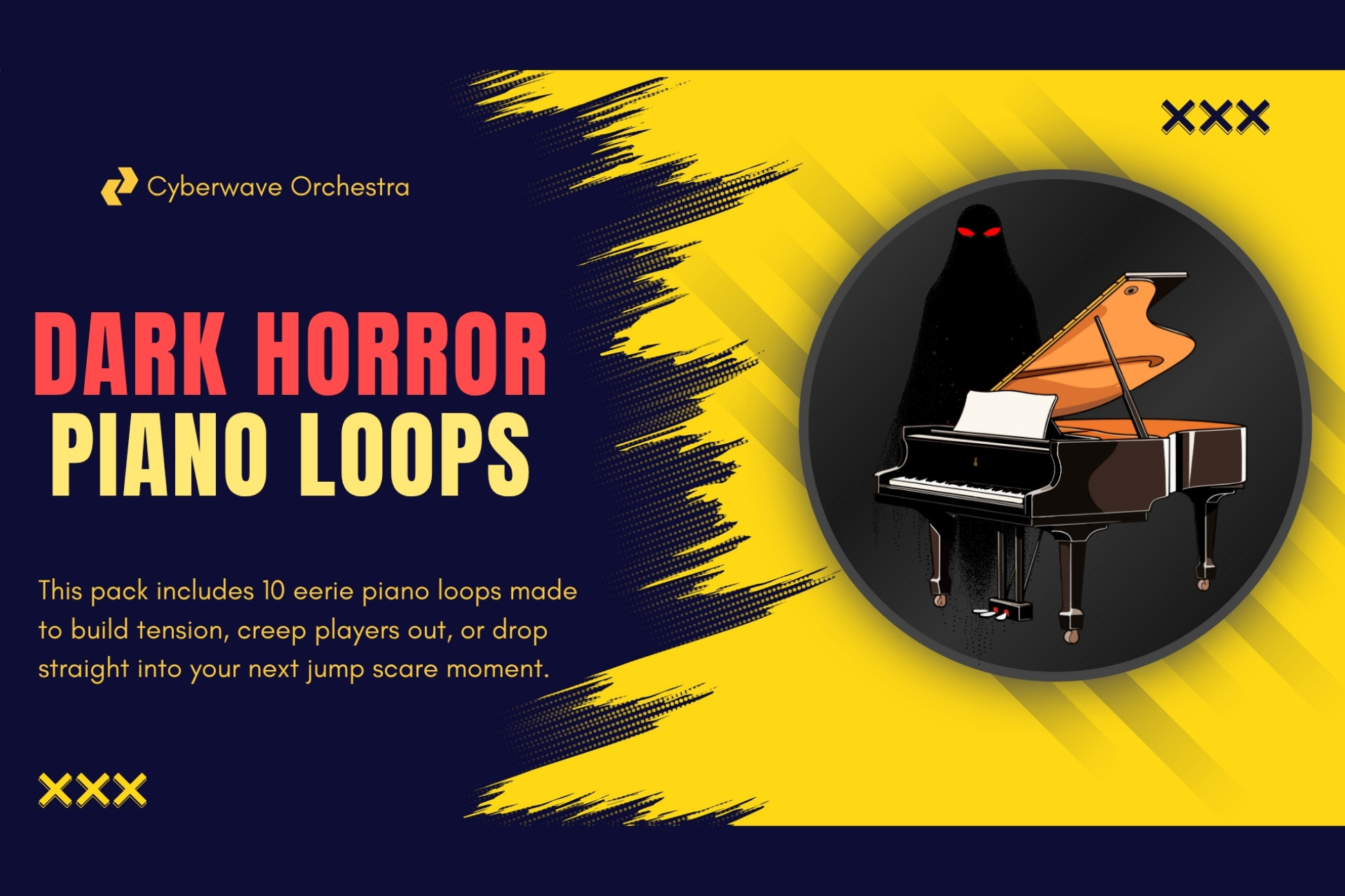 Dark Horror Piano Music Loops | 音频 音效 | Unity Asset Store