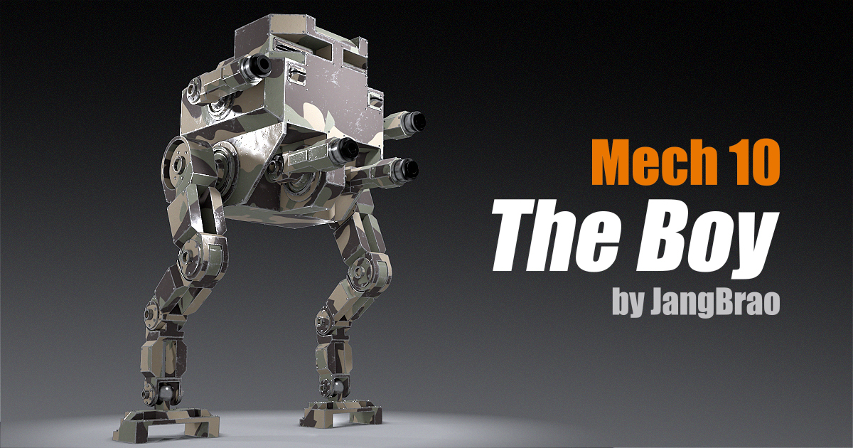 Mech 10 | 3D Robots | Unity Asset Store