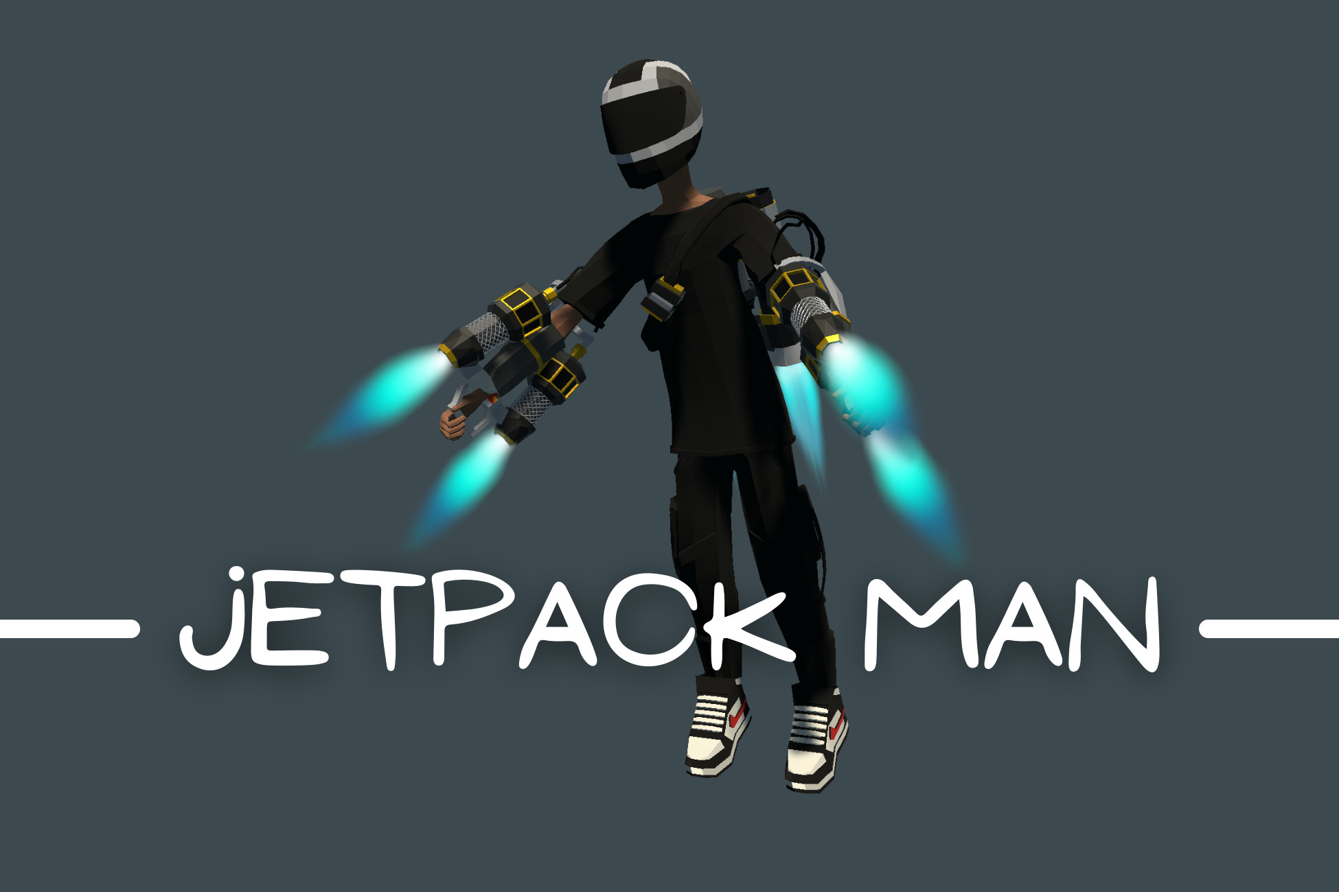 Jetpack Man | Lowpoly animated Character | Characters | Unity Asset Store