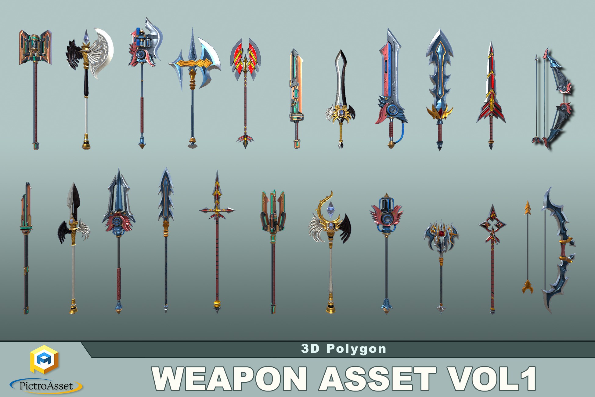 Weapon Vol1 | 3D Props | Unity Asset Store