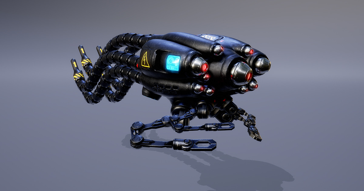 SCI FI: SCOUT DROID | 3D 로봇 | Unity Asset Store