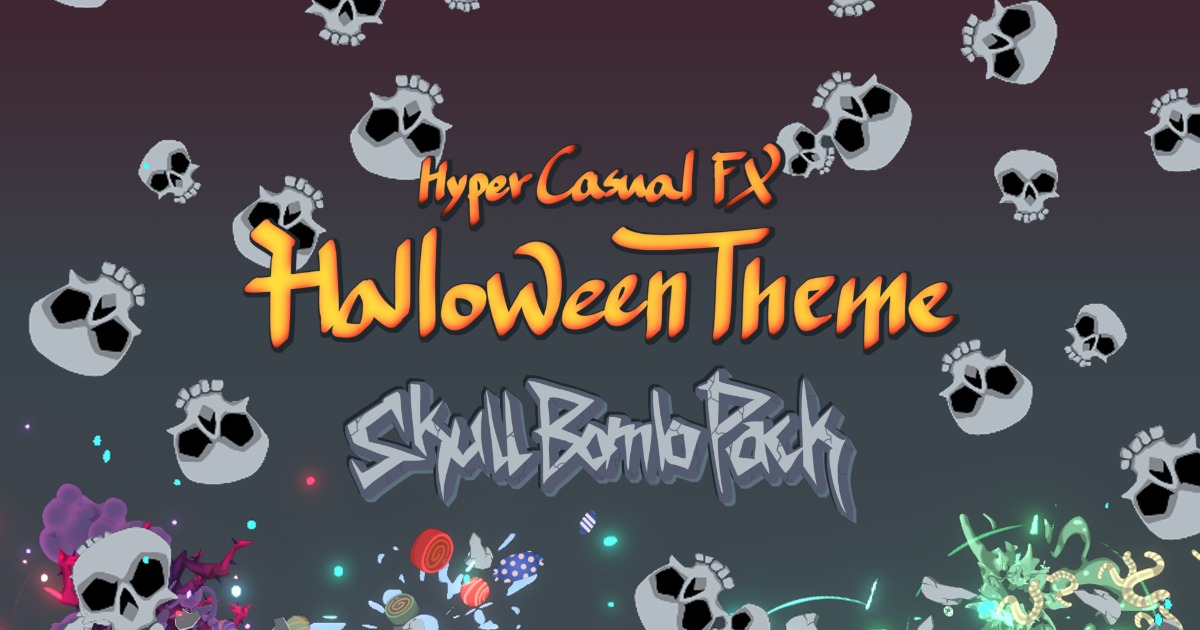 Hyper Casual FX - Halloween Theme - Skull Bomb Pack | VFX Particles ...