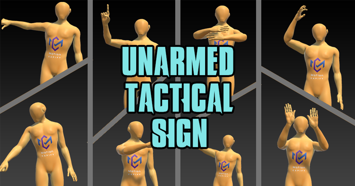 Unarmed Tactical Sign Anim Set | 3D Animations | Unity Asset Store
