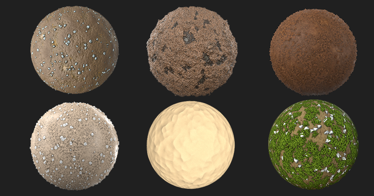PBR 23 Terrain Materials | 2D Floors | Unity Asset Store