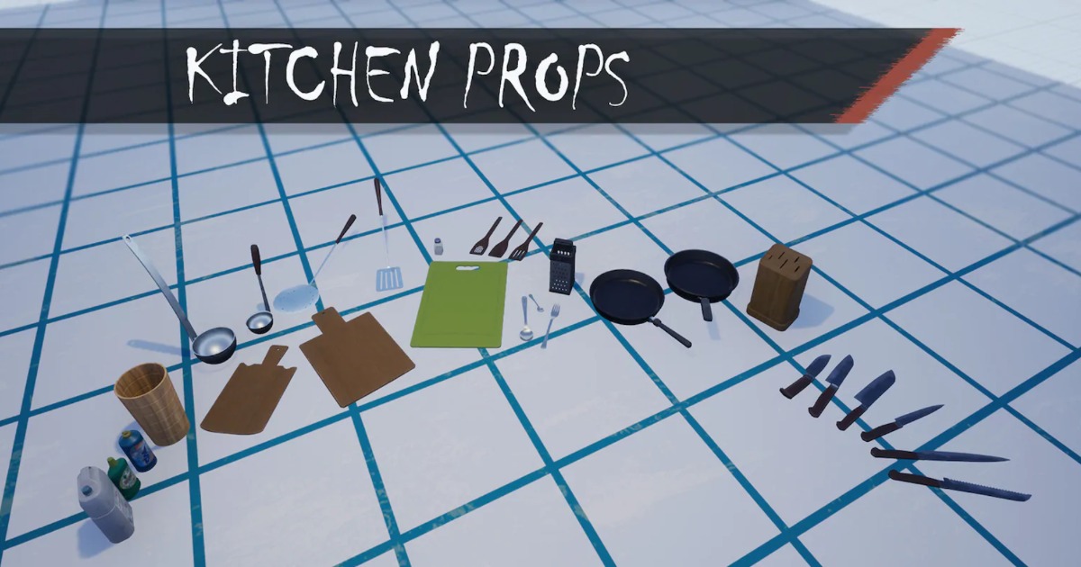 Kitchen-Props | 3D Props | Unity Asset Store