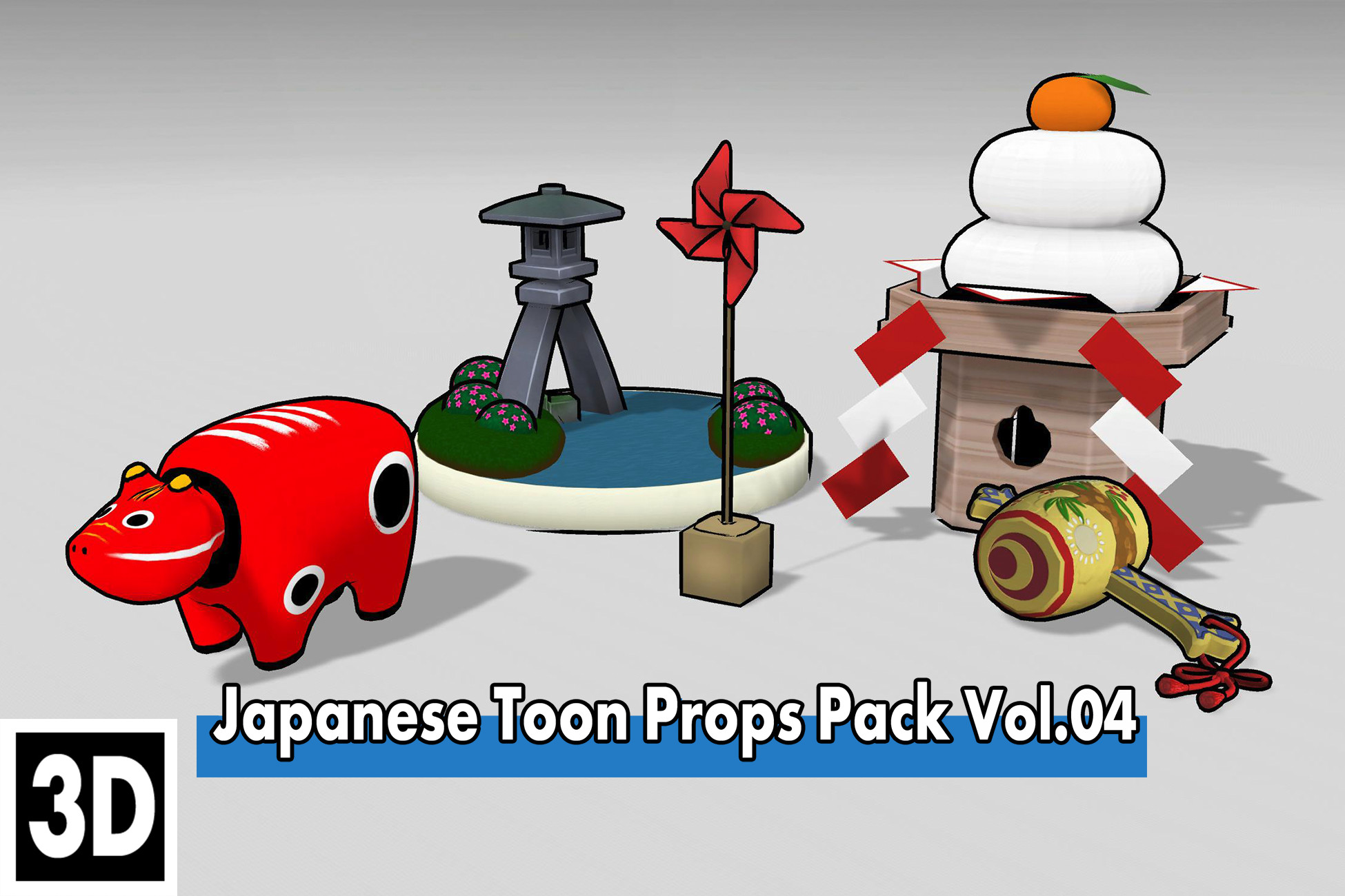 japanese_Toon_Props_pack_Vol.05 | 3D Props | Unity Asset Store