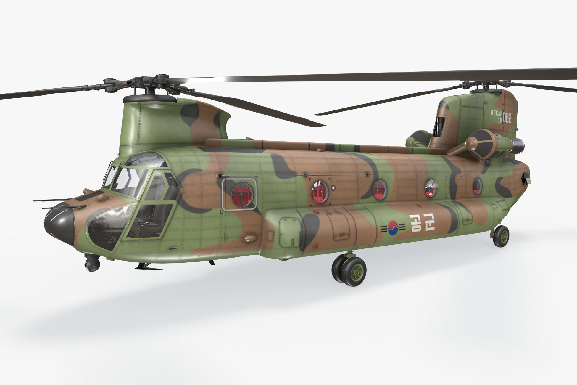 CH-47 Chinook Korean Air Force Static | 3D Air | Unity Asset Store