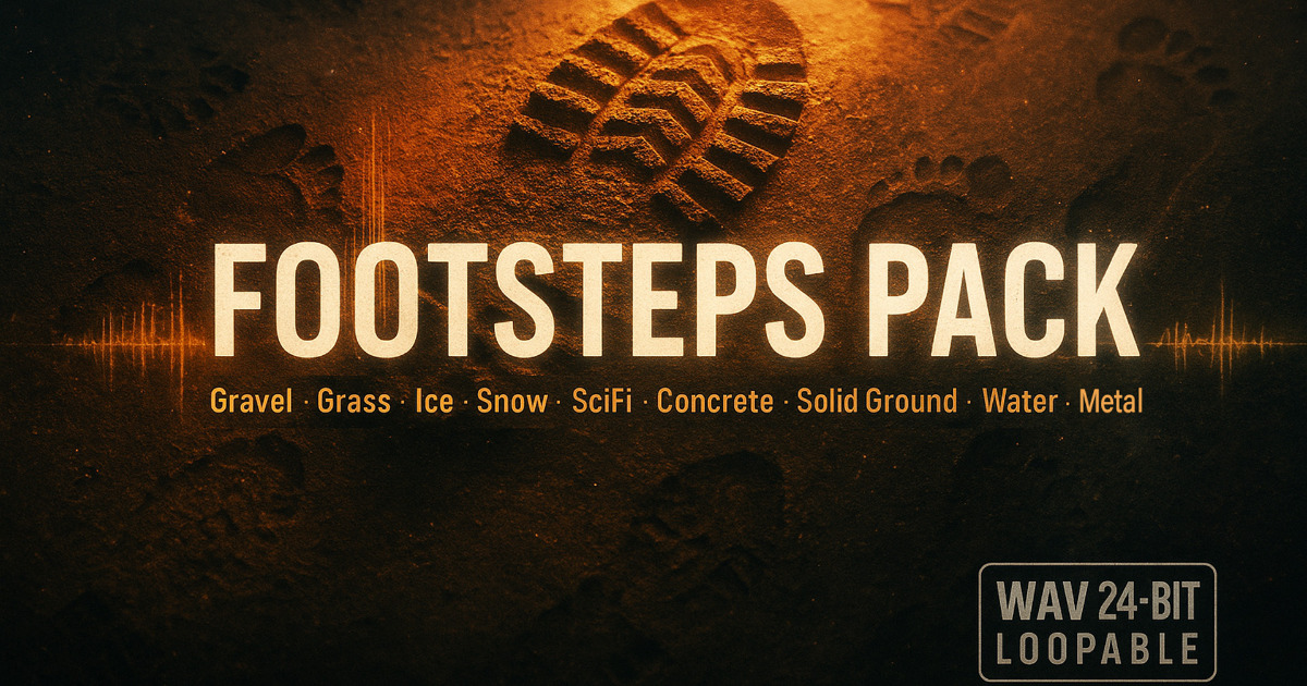 Footsteps - Pack | Foley Sound FX | Unity Asset Store