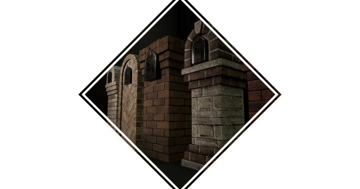 Brick And Mortar Mailbox Pack | 3D Exterior | Unity Asset Store