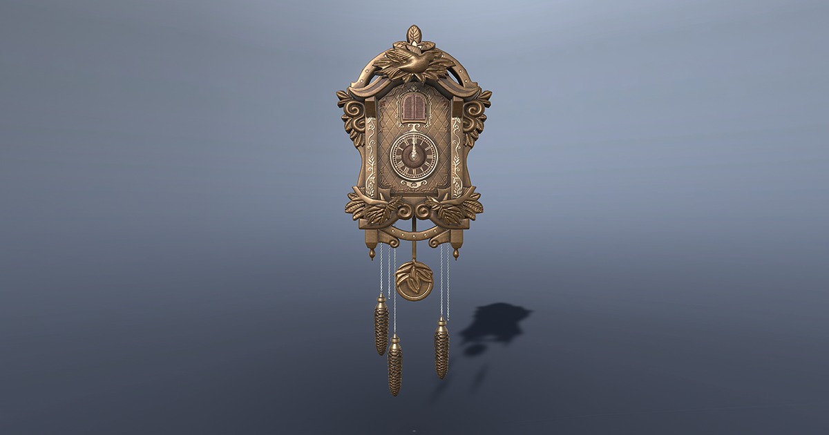 Decor Cuckoo Clock | 3D Furniture | Unity Asset Store