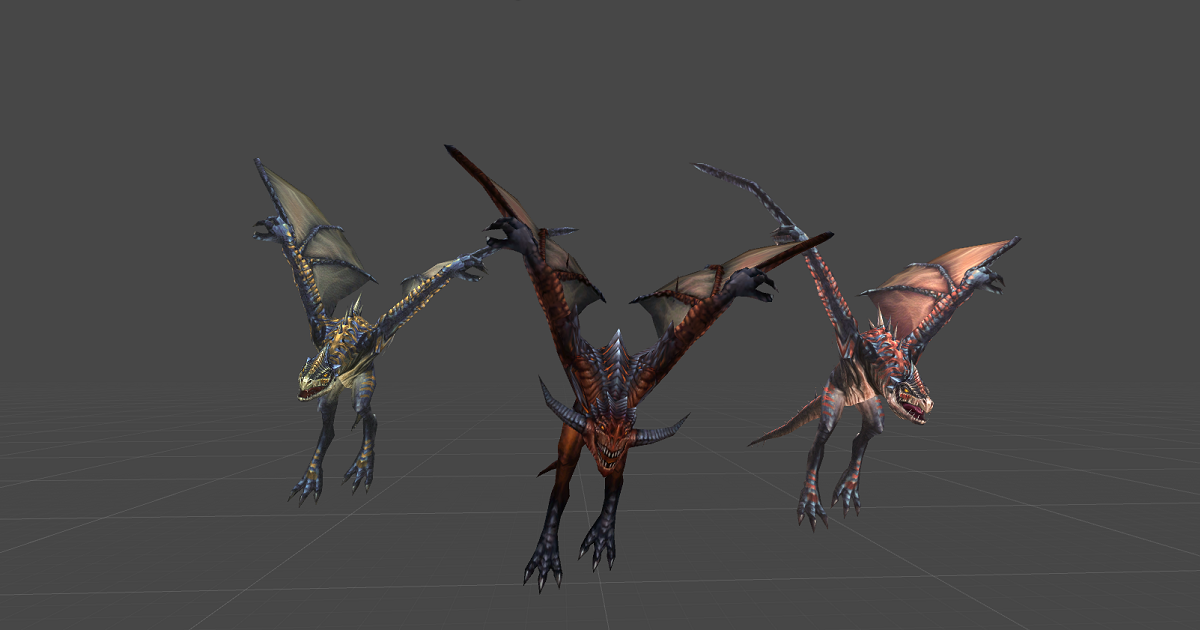 Dragons - Realistic | 3D 생물 | Unity Asset Store