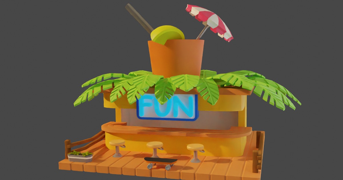 Low Poly Beach Environment Pack | 3D Environments | Unity Asset Store