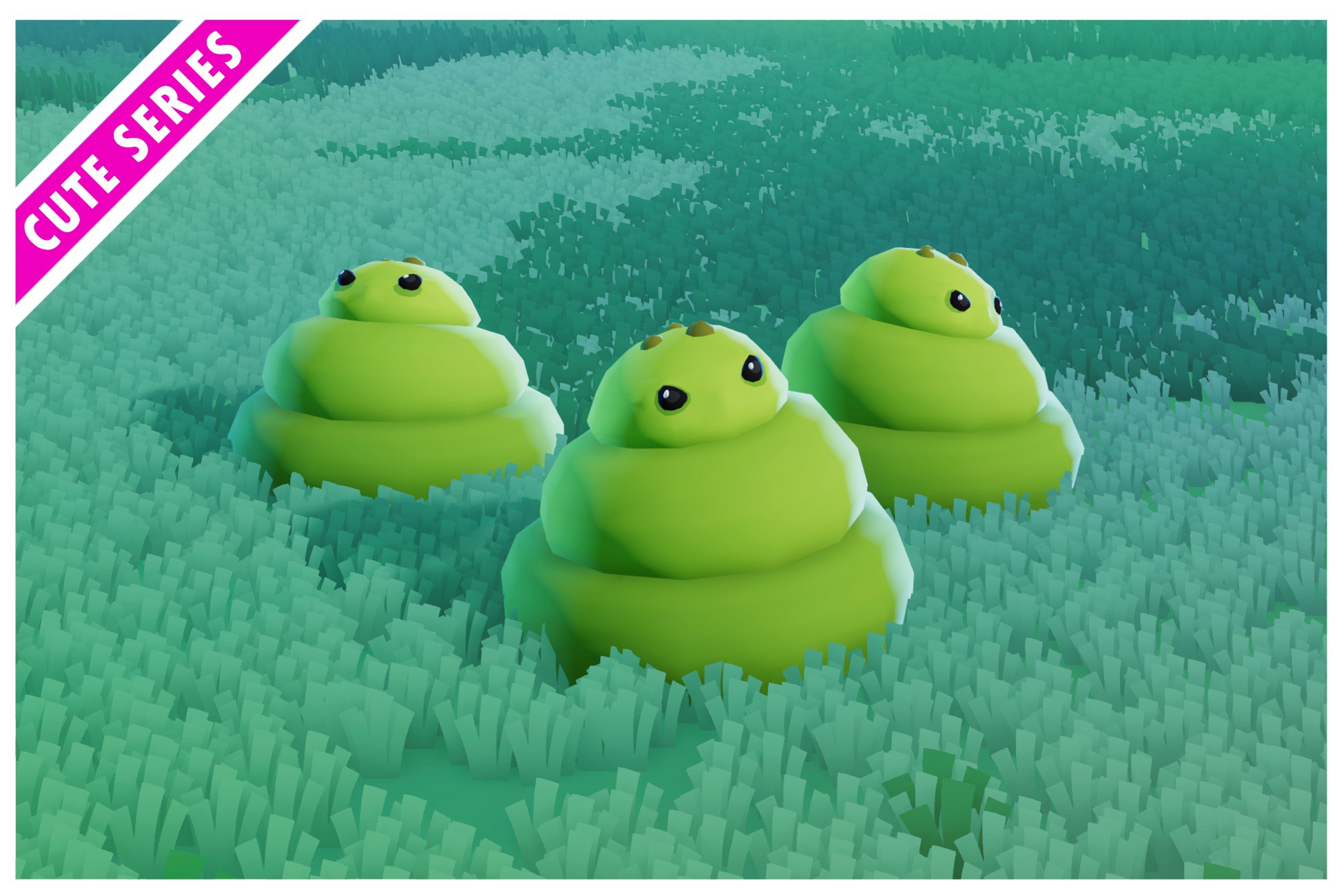 Slime Jelly Cute Series | 3D Creatures | Unity Asset Store