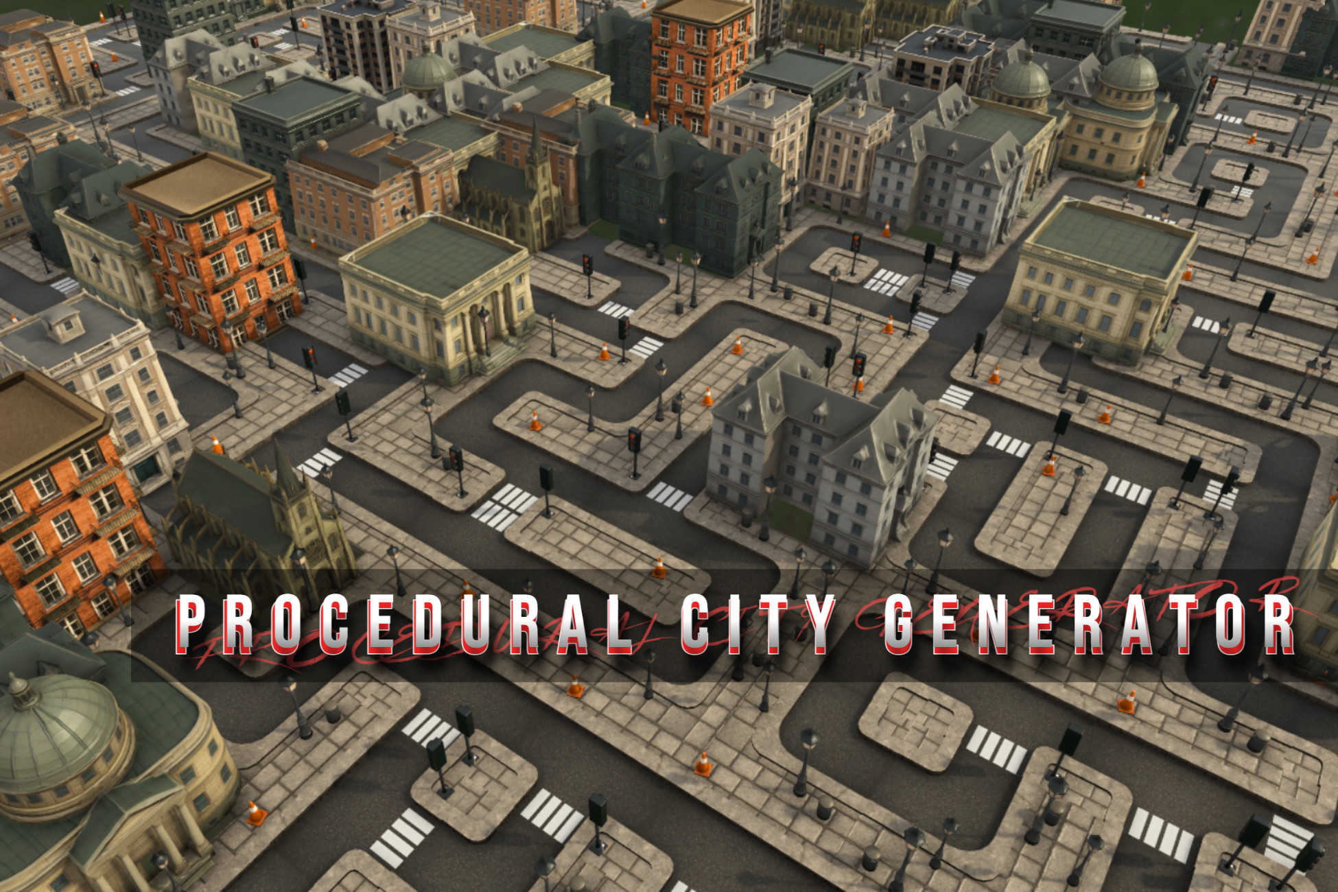 Procedural City Generator by Ugur Yucel