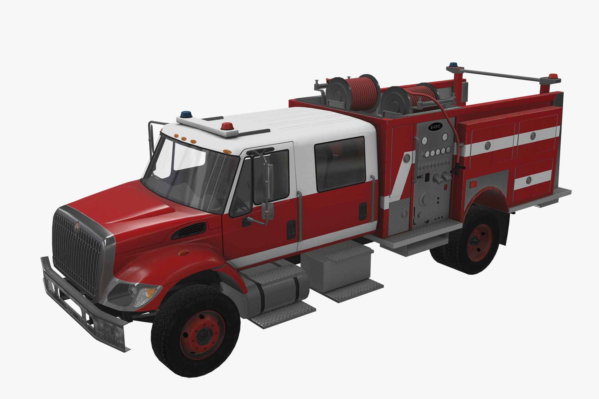 Fire Truck Red (149) | 3D Land | Unity Asset Store