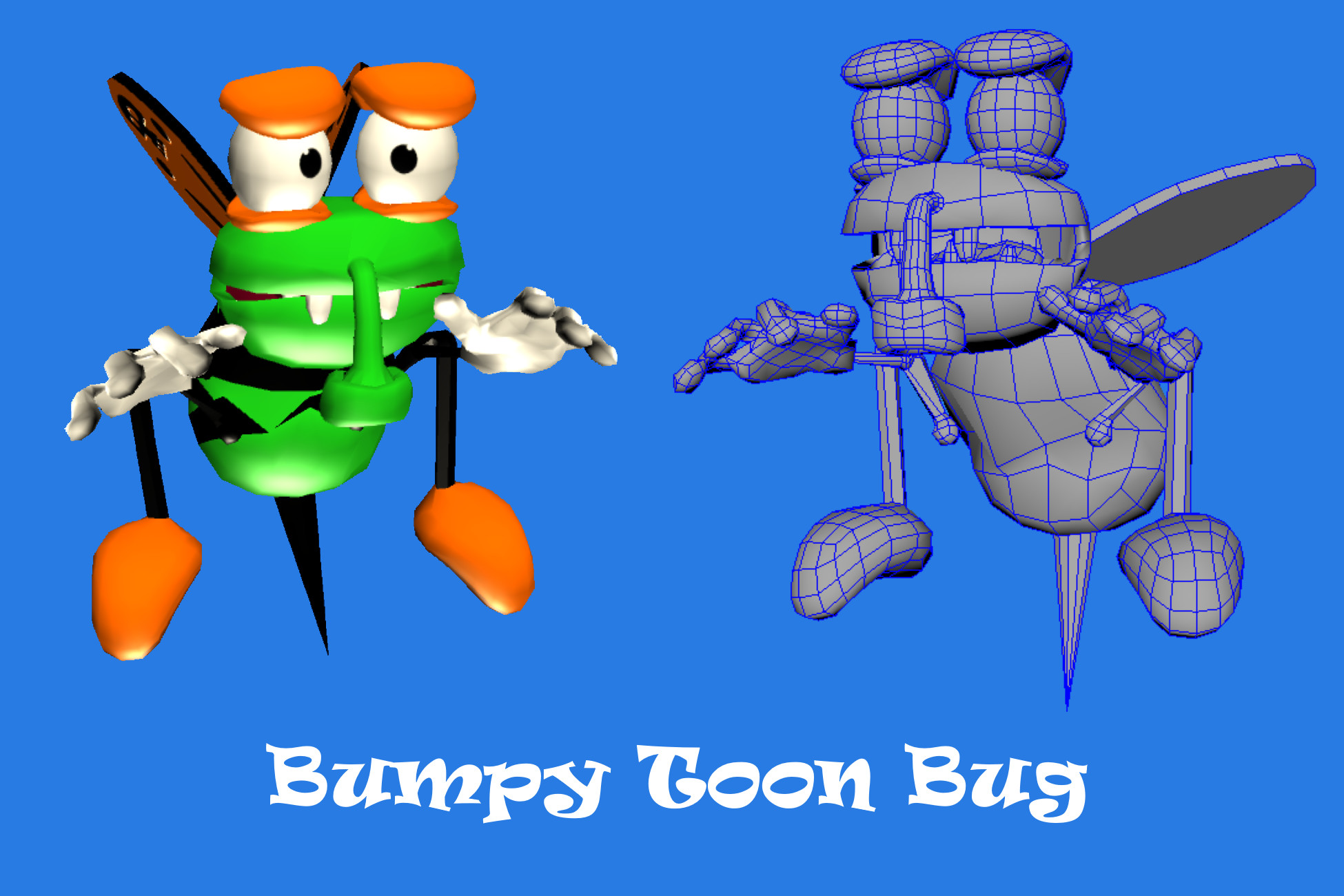 Bumpy Toon Bug | 3D Characters | Unity Asset Store