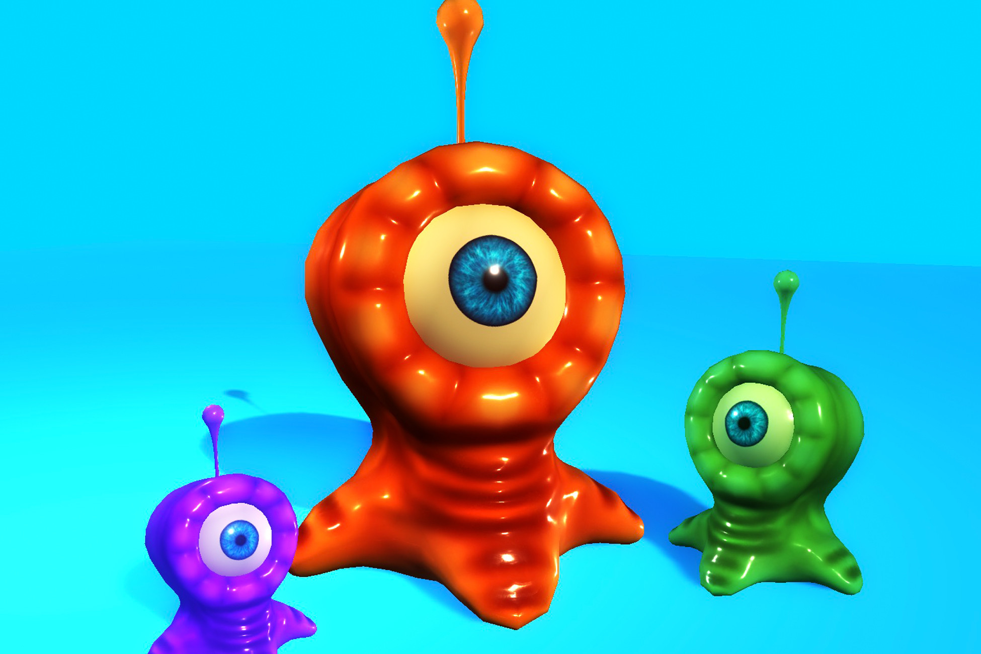 Alien Family | 3D Creatures | Unity Asset Store
